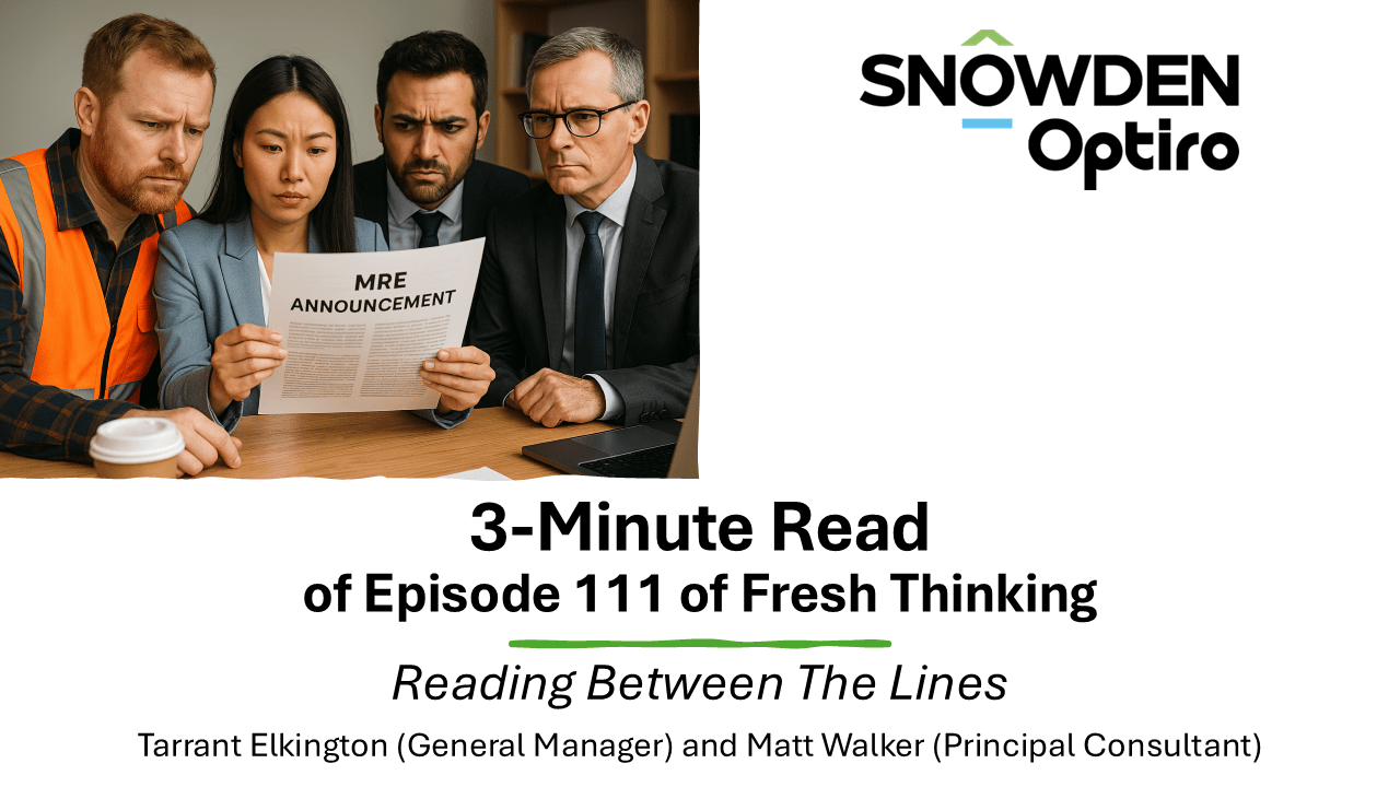 Fresh Thinking: The 3-Minute Read Episode 111